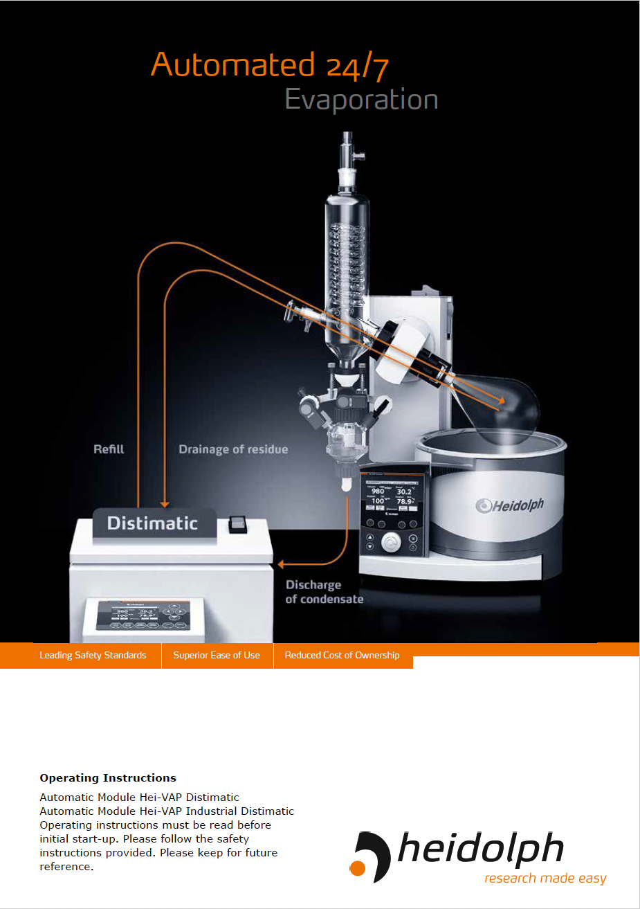 Heidolph Instruments : Operation Manuals
